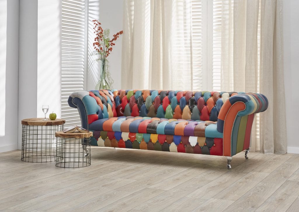 Hensford Multicolor chesterfield - Delta Chesterfield