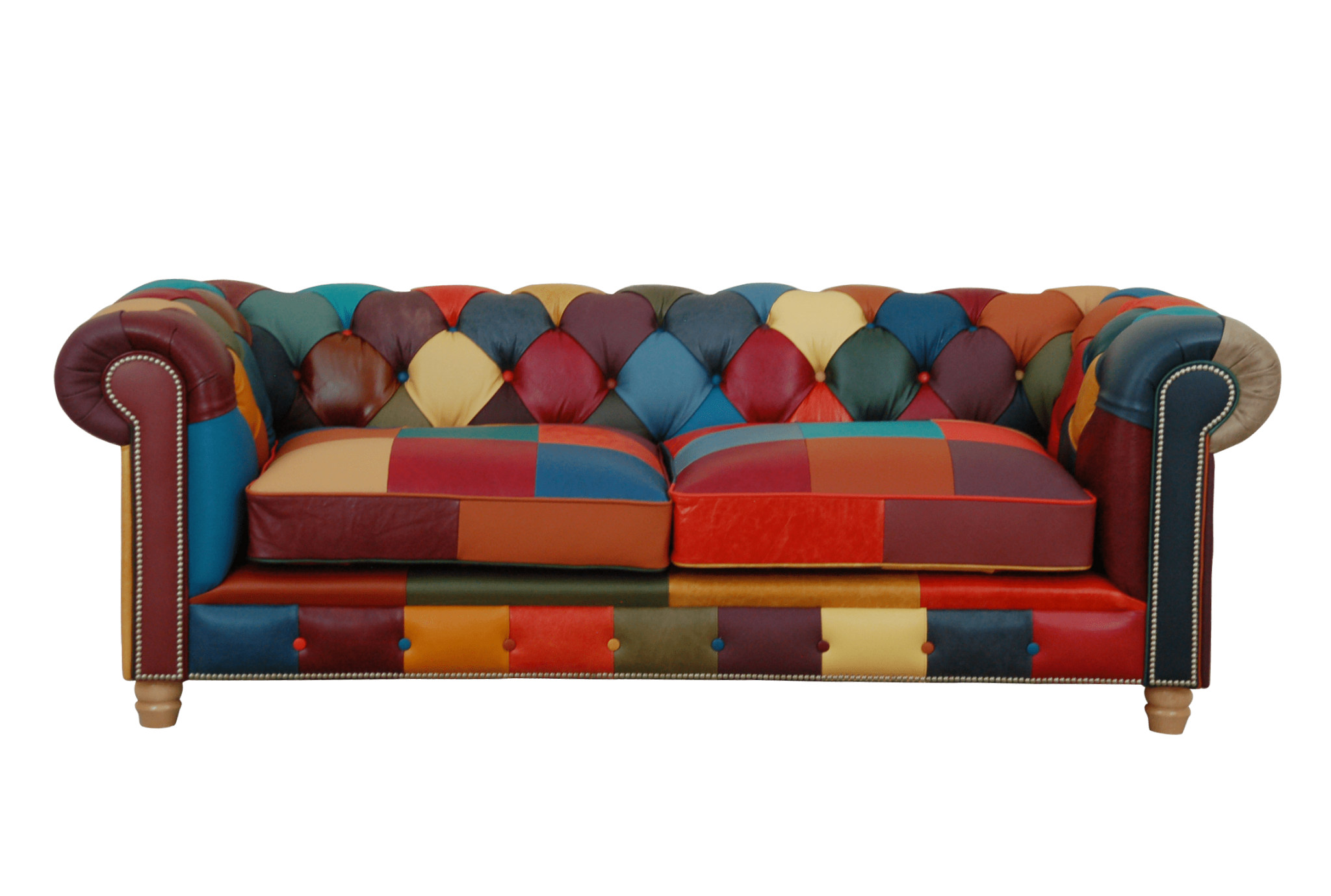 Multicolor eigentijdse chesterfield - Delta Chesterfield